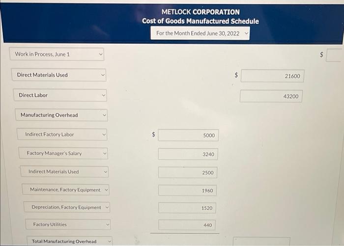 Solved Metlock Corporation has the following cost records | Chegg.com Solved Metlock Corporation has the following cost records | Chegg.com