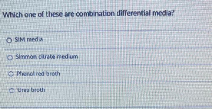 Solved Which one of these are combination differential | Chegg.com