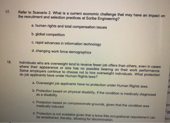 Solved Scenario 2 You are excited about your new position as | Chegg.com