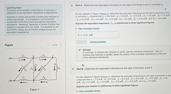 Solved Learning Goal: To reduce series-parallel combinations | Chegg.com