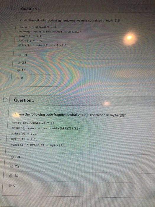 Solved Question 1 Which Of The Following Correctly Declares 