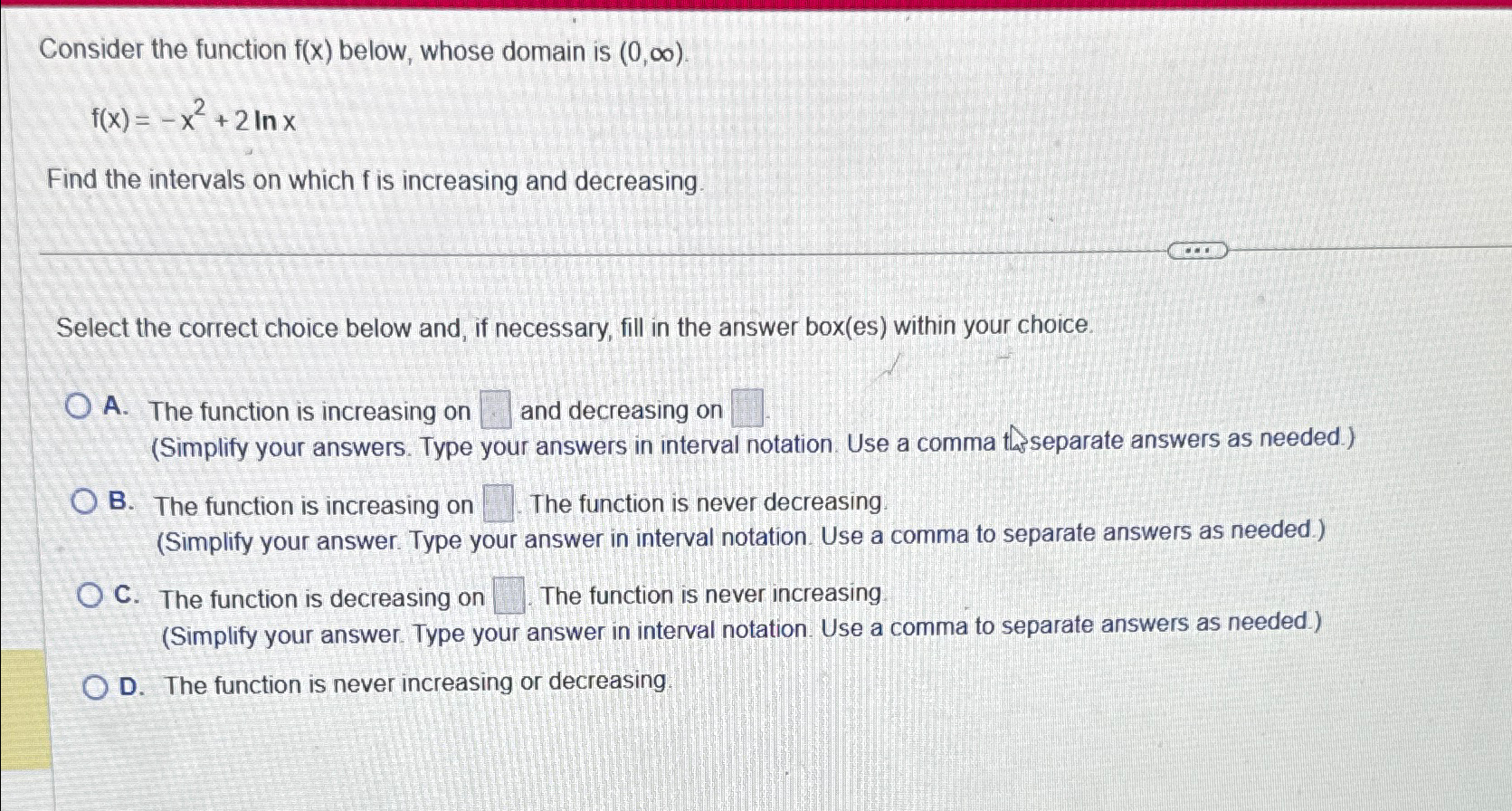 Solved Consider the function f(x) ﻿below, whose domain is | Chegg.com
