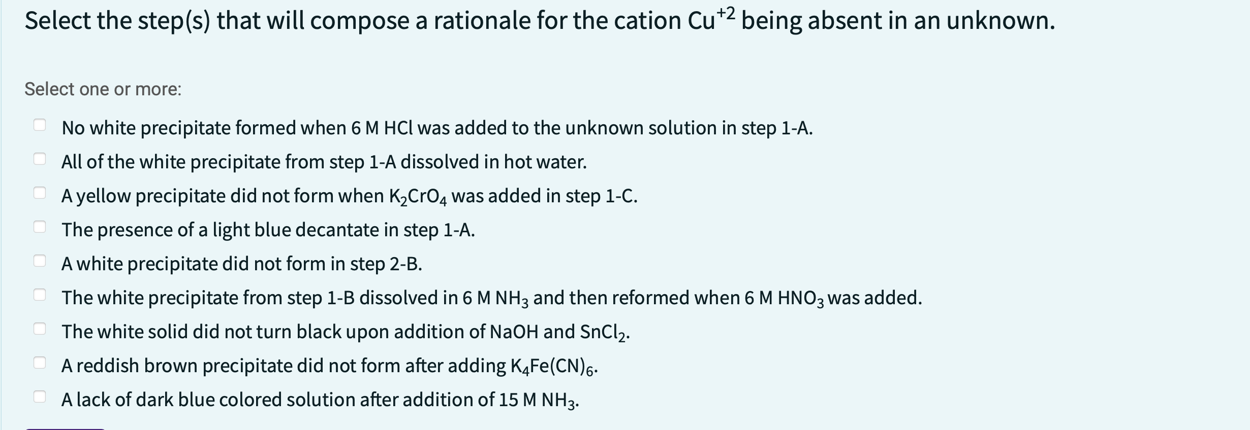Solved Select the step(s) ﻿that will compose a rationale for | Chegg.com