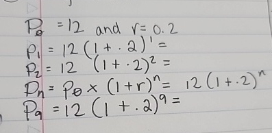 Solved P0=12 ﻿and | Chegg.com