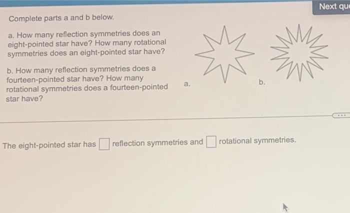 Solved Complete parts a and b below. a. How many reflection | Chegg.com