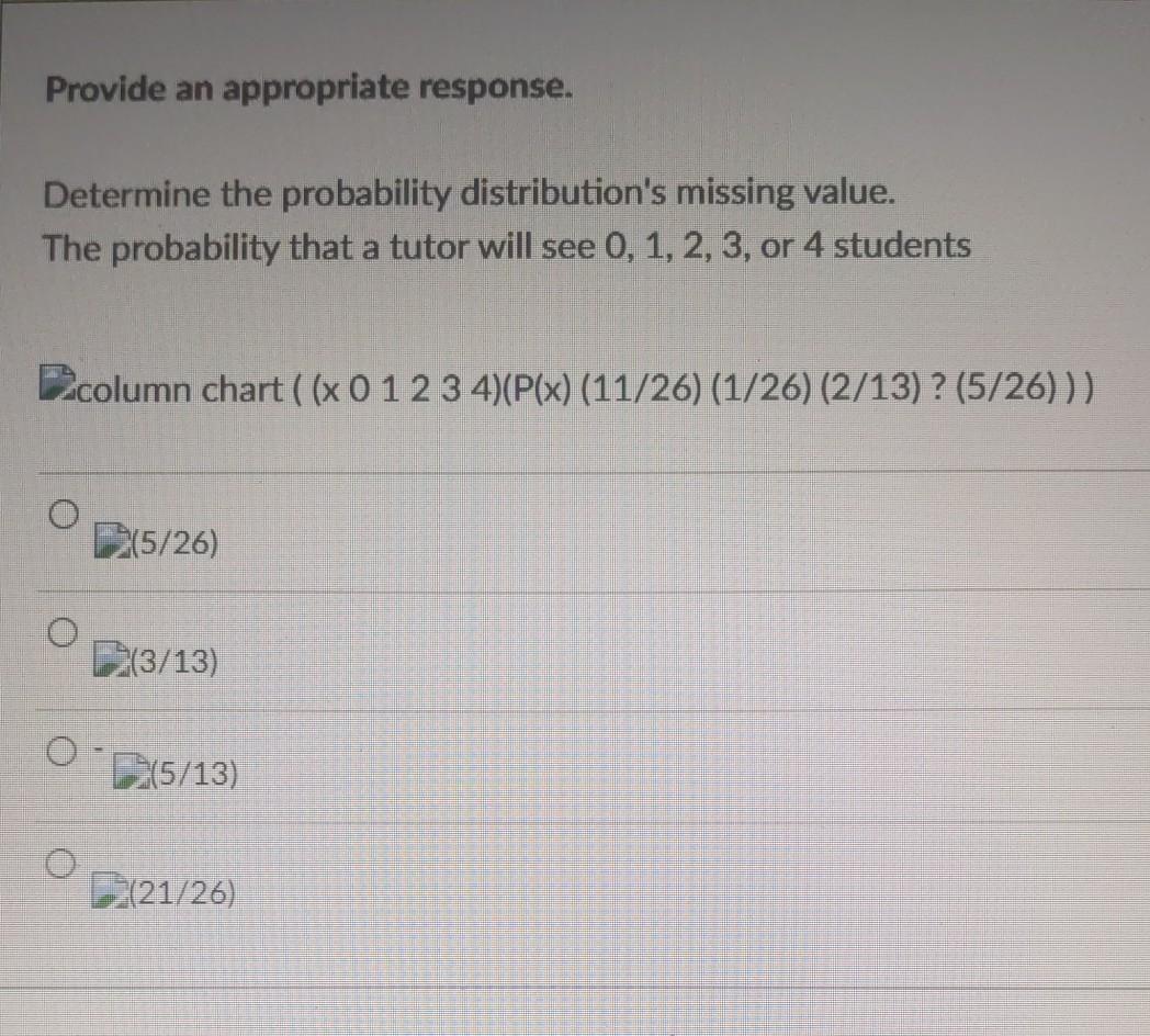 Solved Provide an appropriate response. Use the data to | Chegg.com