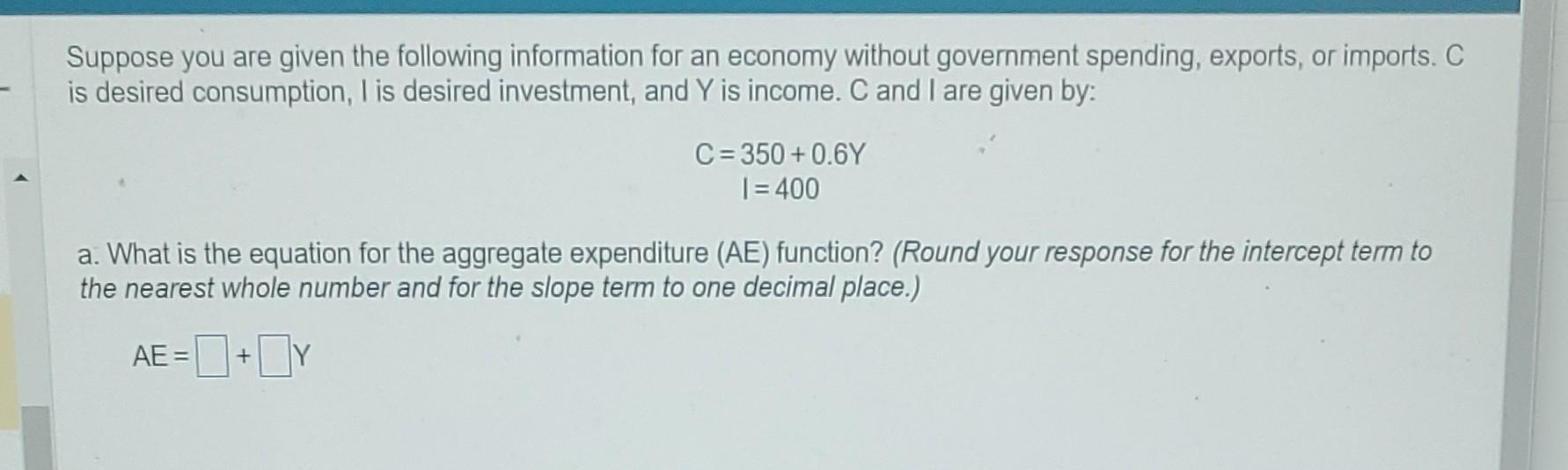 Solved Consider a simple model like the one developed in | Chegg.com