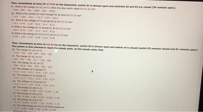 Solved w Voatt 20 V CI-95C C2-55 C C360 C Ri-1900 R2= 130 | Chegg.com