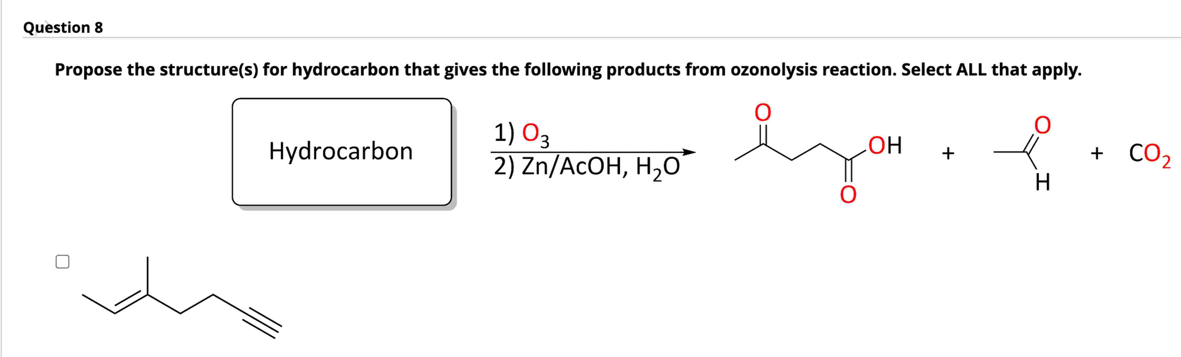 Solved by an EXPERT Question 8Propose the structure(s) ﻿for hydrocarbon | Chegg.com