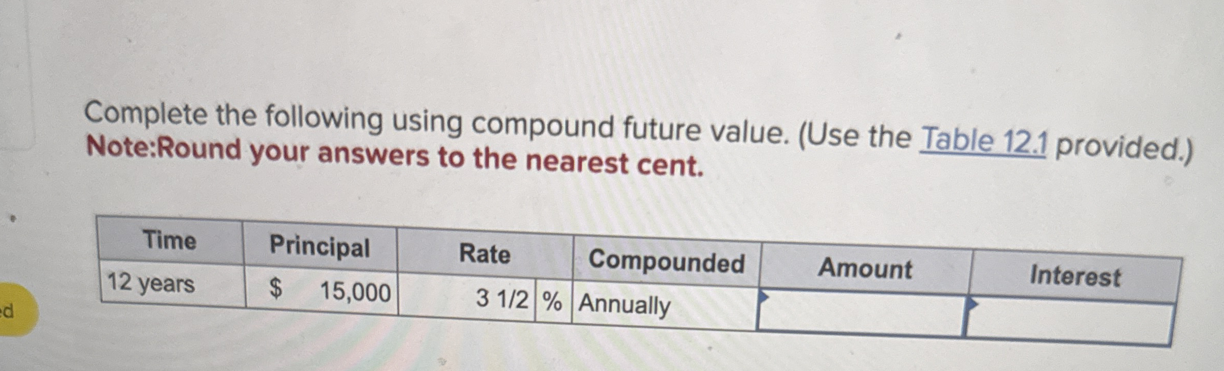Solved by an EXPERT Complete the following using compound future value ...