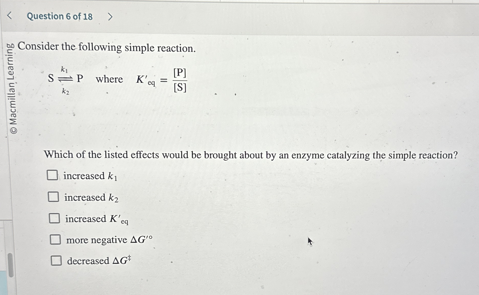 Solved Question 6 ﻿of 18Consider the following simple | Chegg.com