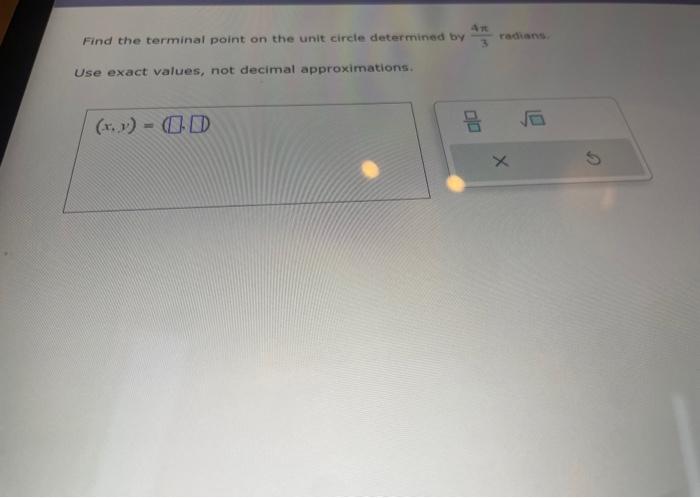 Solved Use exact values, not decimal approximations.Find the | Chegg.com