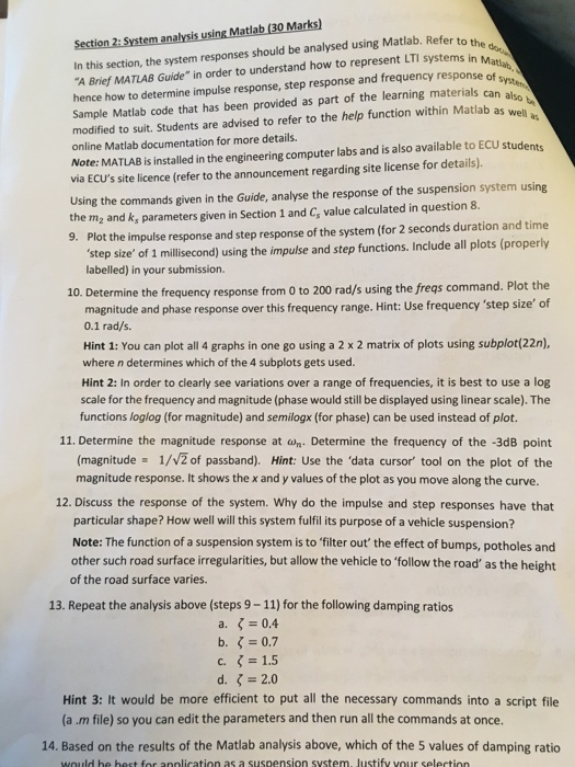 coefficient Wheel mass, Tyres WA Tyre damping Road | Chegg.com