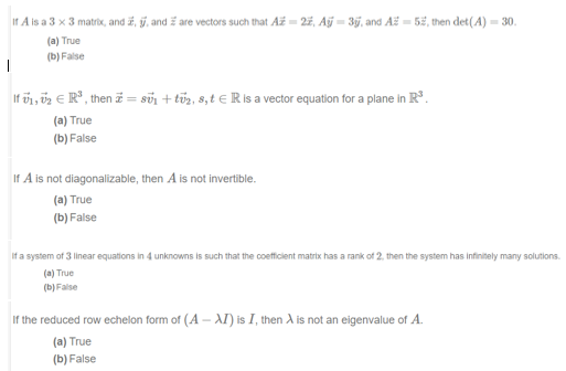 Solved If A ﻿is a 3×3 ﻿matrix, and vec(x),vec(y), ﻿and | Chegg.com