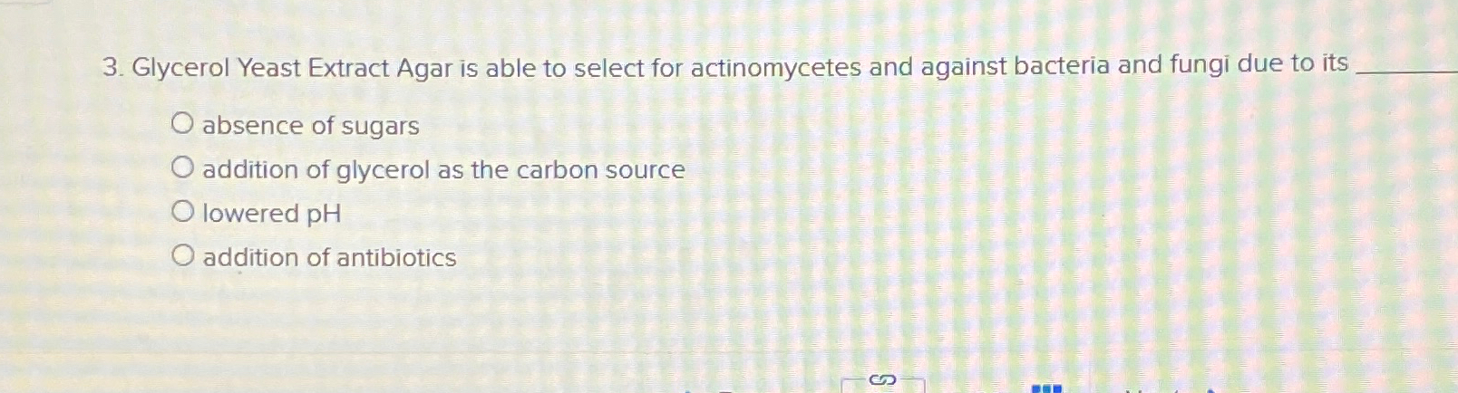 Solved Glycerol Yeast Extract Agar Is Able To Select For