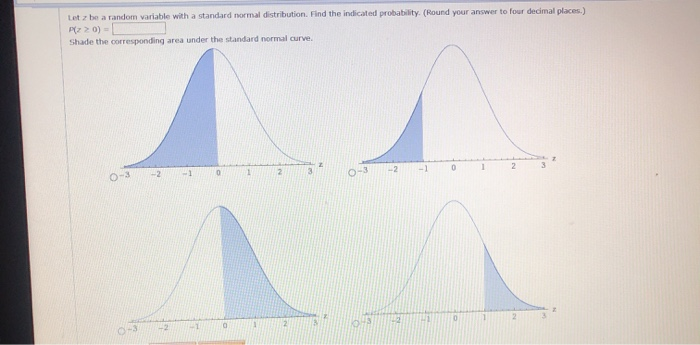 Solved Letz be a random variable with a standard normal | Chegg.com