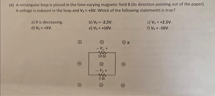 Solved (3) Assuming that each loop is stationary and the | Chegg.com
