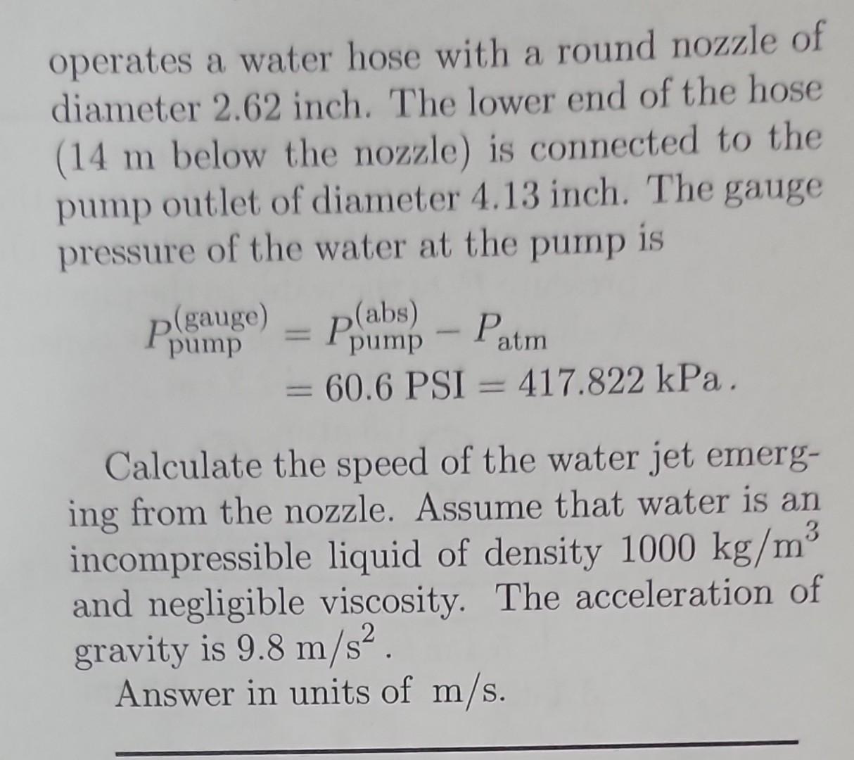 Solved 01810.0 points A fireman standing on a 14 m high | Chegg.com