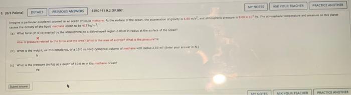Solved to innet4 it ofxcauses the derecy of the lipuid | Chegg.com