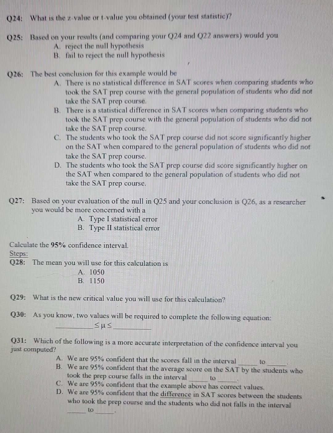 Solved The following 14 questions (OI8 to 031) are based on | Chegg.com