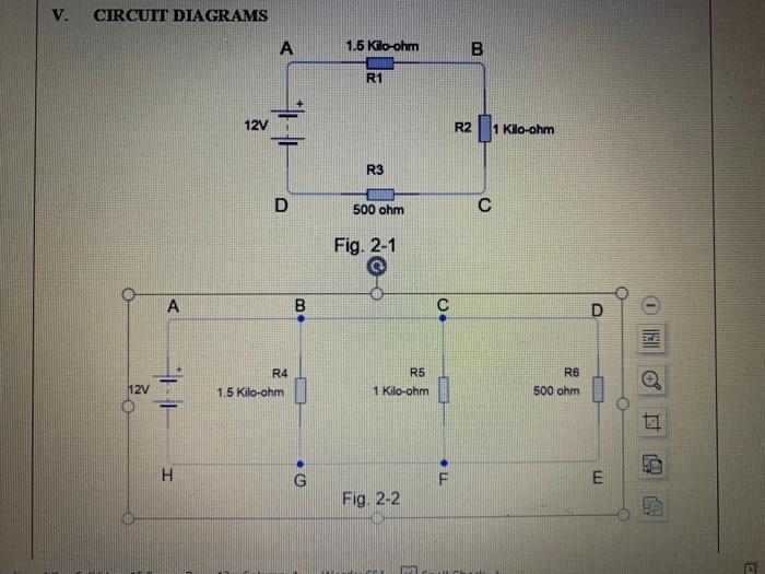 Solved PARALLEL CIRCUIT 1. Connect the circuit shown in Fig | Chegg.com