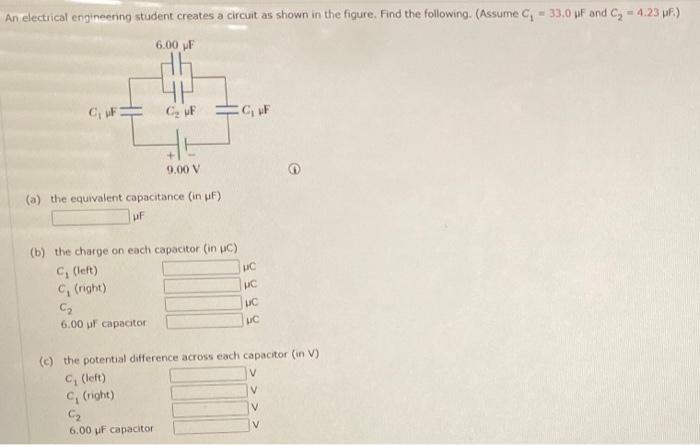 Solved An electrical engineenng student creates a circuit as | Chegg.com