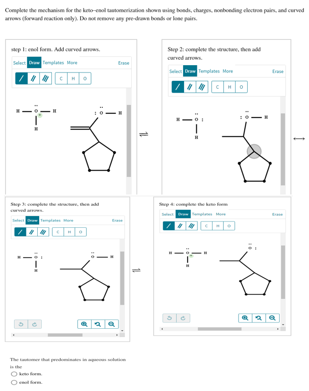 Solved Step 3: complete the structure, then addcurved | Chegg.com