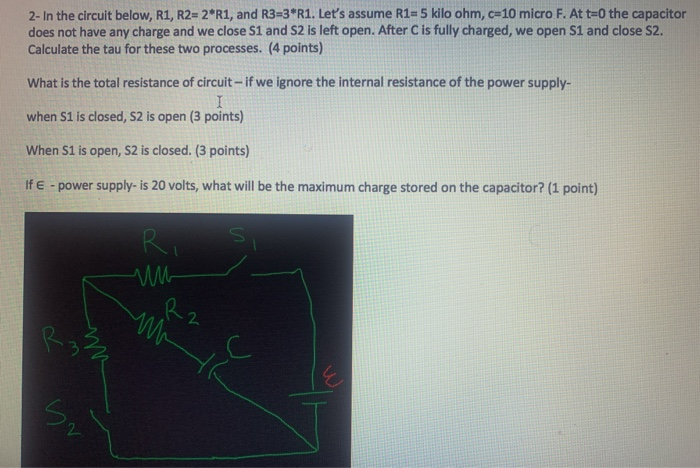 Solved 2- In the circuit below, R1, R2=2*R1, and R3=3*R1. | Chegg.com