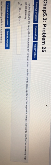 Solved Chap5.3: Problem 25 Previous Problem Problem List | Chegg.com