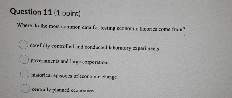 Solved Question 11 (1 ﻿point)Where do the most common data | Chegg.com