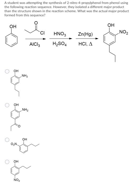 Solved Predict the major product of the following reaction | Chegg.com
