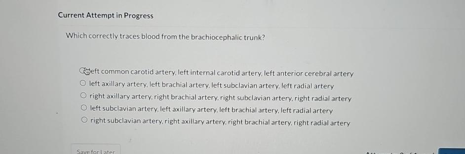 Solved Current Attempt in ProgressWhich correctly traces | Chegg.com