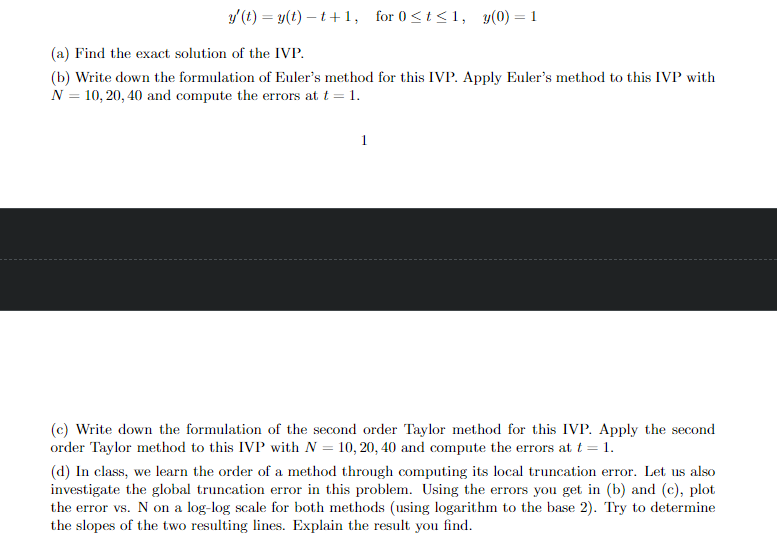 Solved (c) ﻿Write down the formulation of the second order | Chegg.com