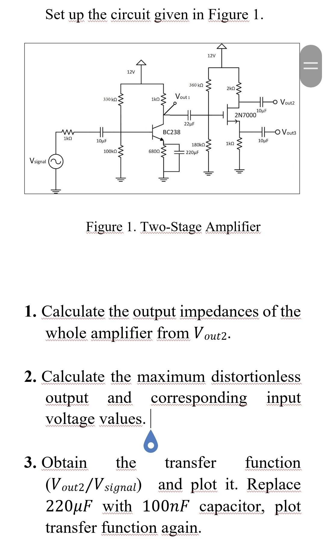 Set up the circuit given in Figure 1. Figure 1. | Chegg.com