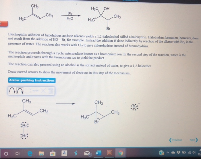 Solved REVIEW Topics [References) CH HC OCH Br2 CH3 B H3C | Chegg.com