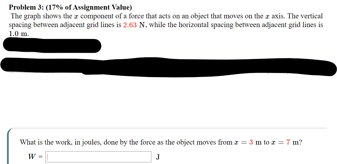 Solved Problem 3: (17% ﻿of Assignment Value)The graph shows | Chegg.com
