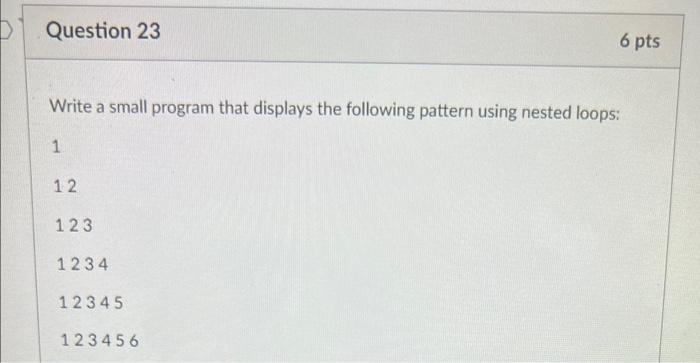 Solved Write a small program that displays the following | Chegg.com