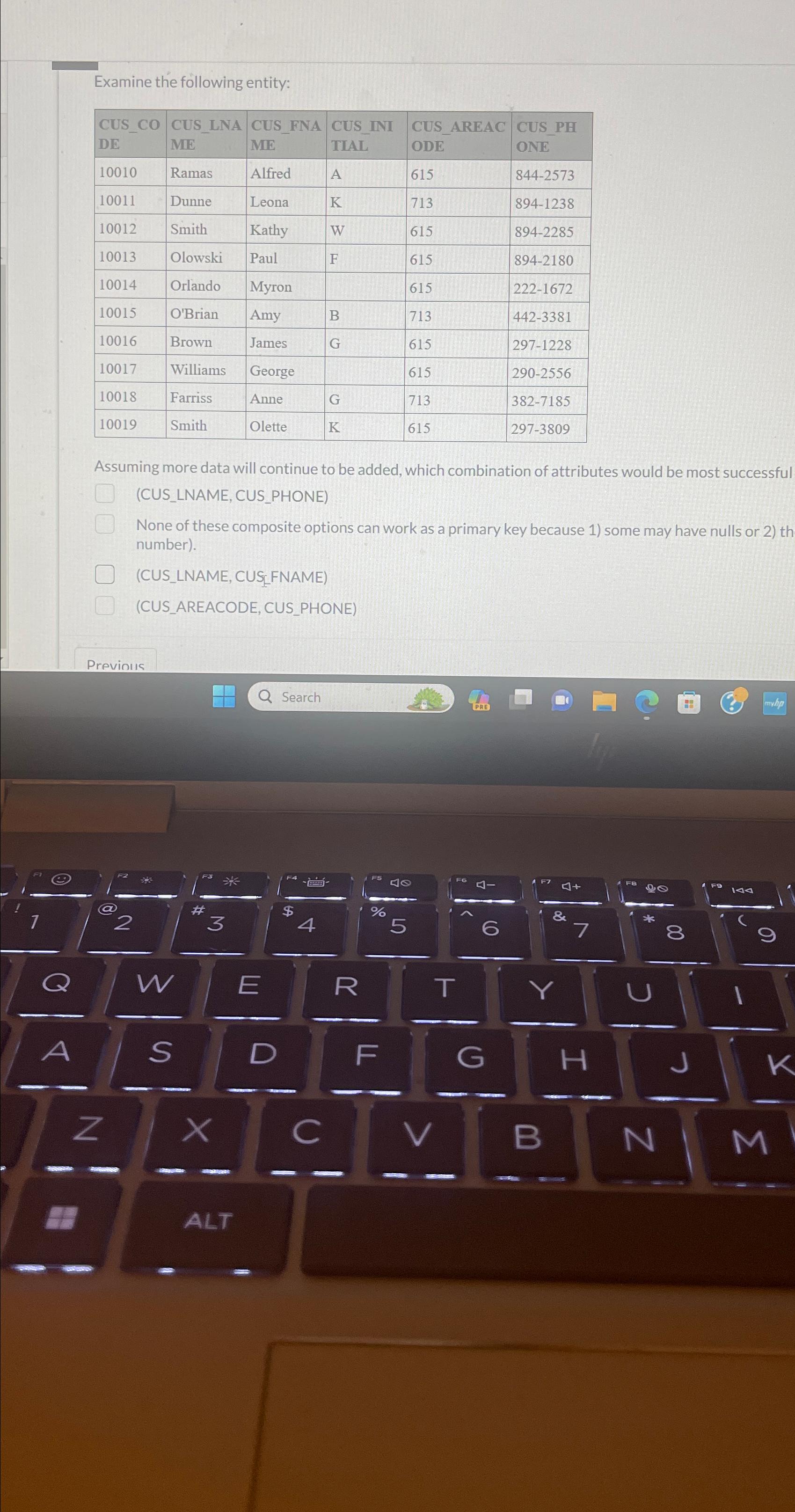Solved Examine the following | Chegg.com