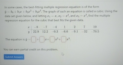 Solved In some cases, the best-fitting multiple regression | Chegg.com