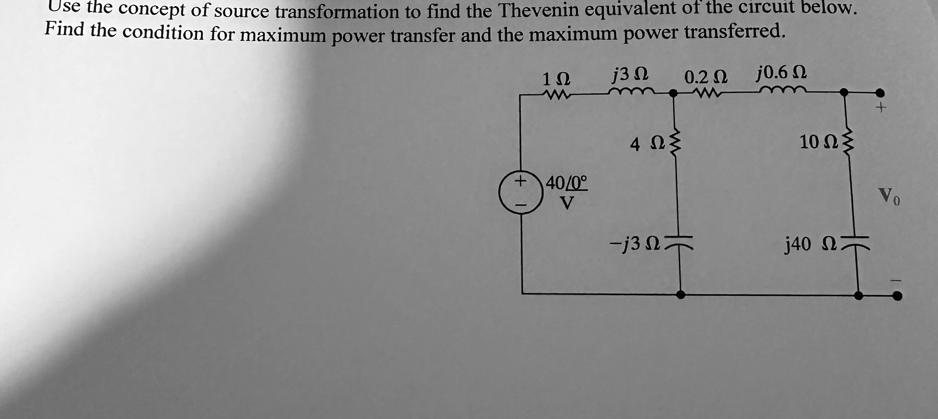 Solved Use the concept of source transformation to find the | Chegg.com