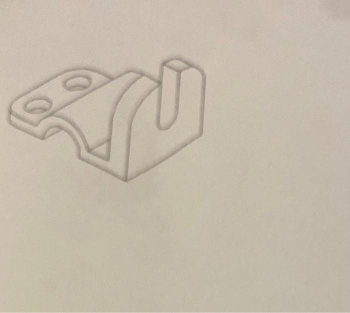 Solved Draw the orthographic 2D Front,Top, and Right view of | Chegg.com