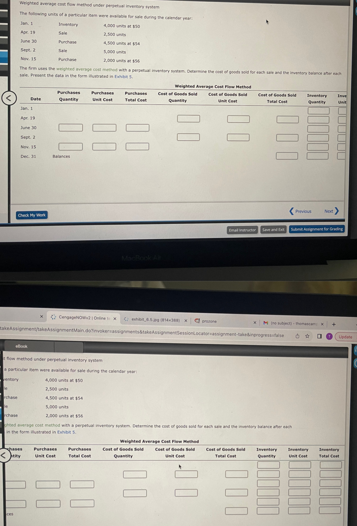 Solved Weighted average cost flow method under perpetual | Chegg.com