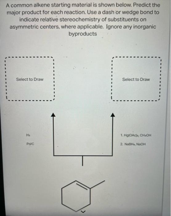 Solved Predict the reagent(s) needed to perform the | Chegg.com