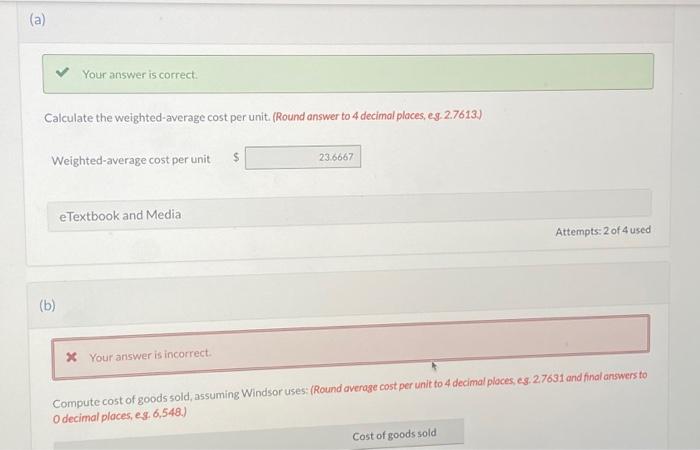 Solved Calculate the weighted-average cost per unit. | Chegg.com