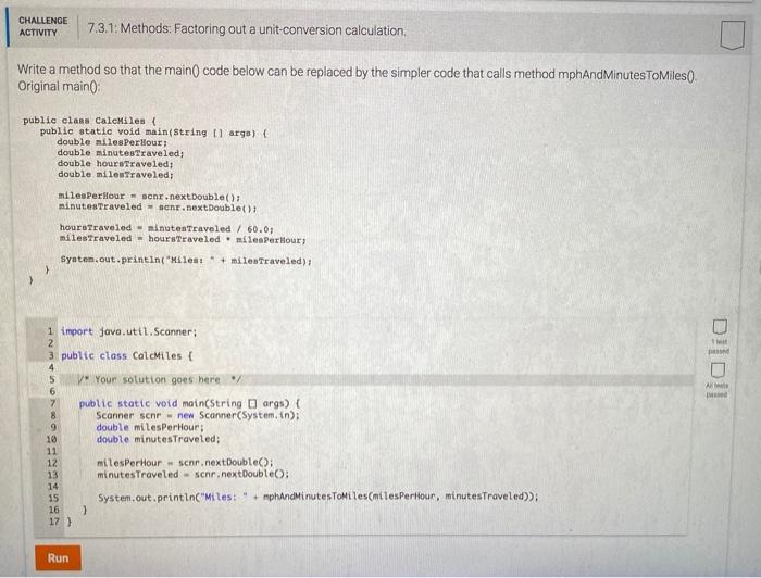 Solved Can someone help me with this code?Write a method so | Chegg.com Solved Can someone help me with this code?Write a method so | Chegg.com