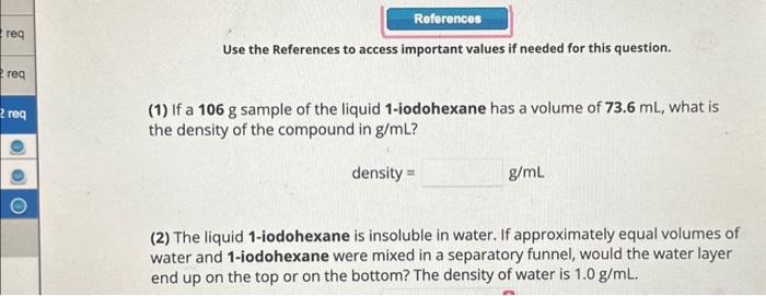 Solved Use the References to access important values if | Chegg.com