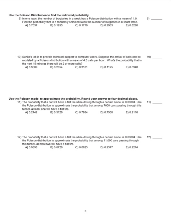 Solved MAT 157 B Statistics Discrete Probability Worksheet | Chegg.com