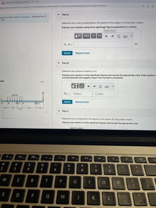 Solved is der the frame shown in (Egure 1). Suppose that F1 | Chegg.com