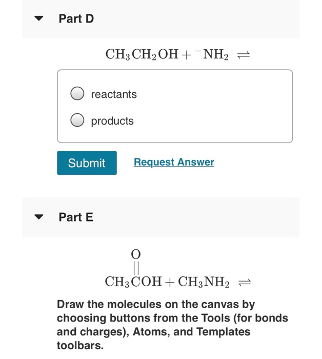 Solved Part A CH3C||OOH+CH3O−⇌CH3C||OOH+CH3O−⇌ Draw the | Chegg.com