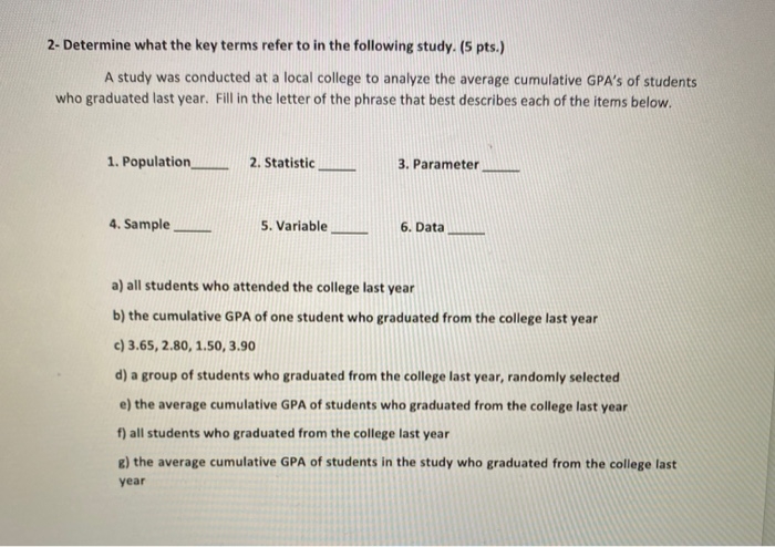 Solved 1. Classifying Data by Type: determine whether the | Chegg.com